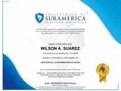 Estudiar Excel | Pilar Gen. | Politécnico de Suramérica